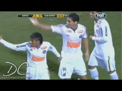 NEW NEYMAR DANCE(2012)(Dança Neymar para Matheus, Santos 2 x 0 Juan Aurich)