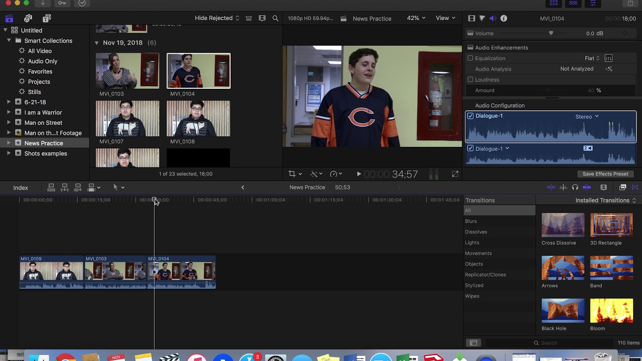 Editing Your News Package Project - YouTube