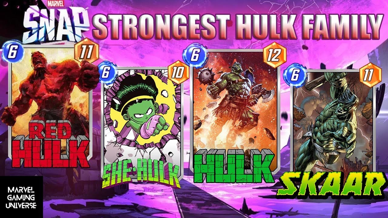 STRONGEST HULK FAMILY = CLIMB INFINITE 🔥 | #marvelsnap #viral ...