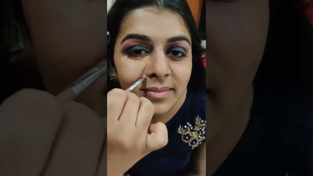 Blue Smokey Eyes Tutorial L Hd Makeup L Full Face Makeup Tutorial