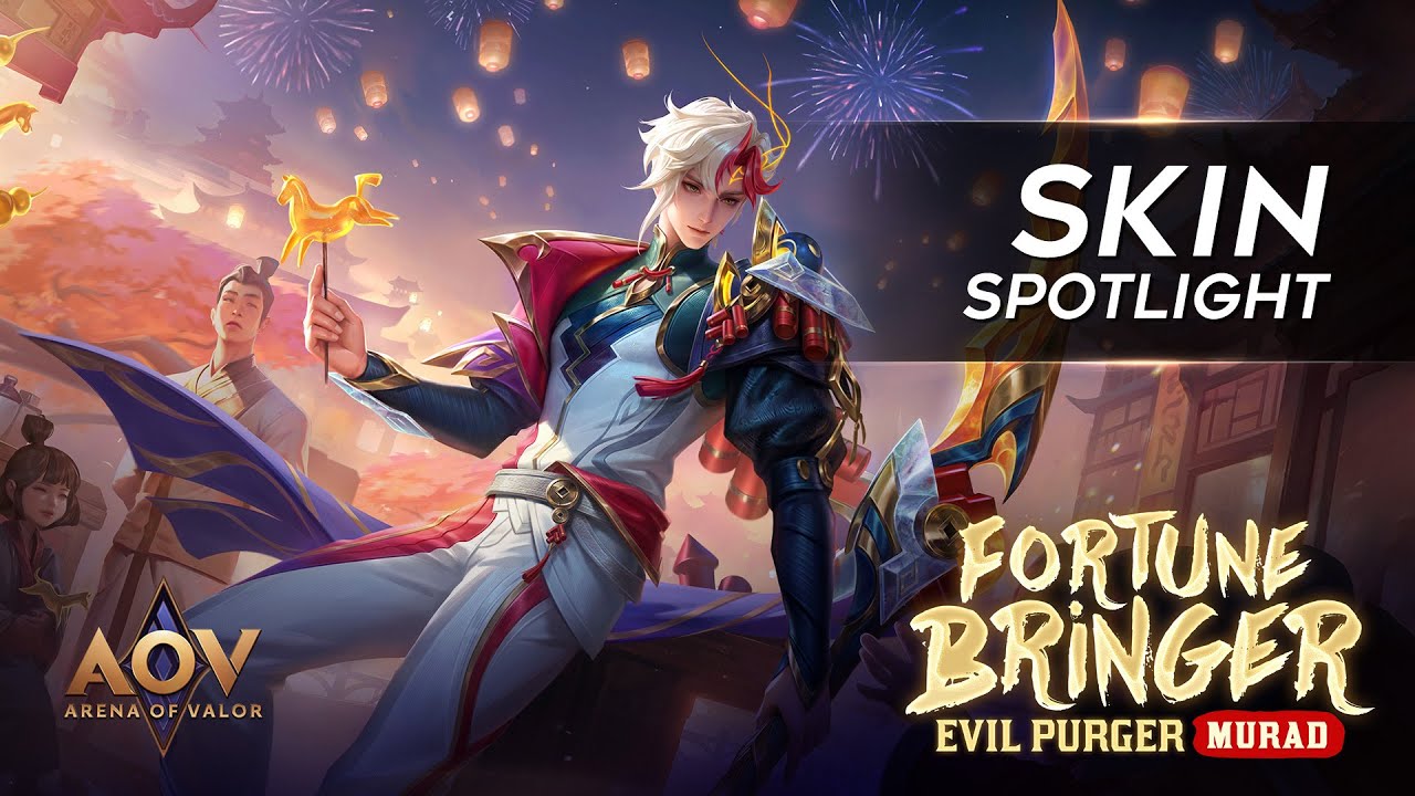Murad Fortune Bringer Evil Purger Skin Spotlight - Garena AOV Indonesia ...