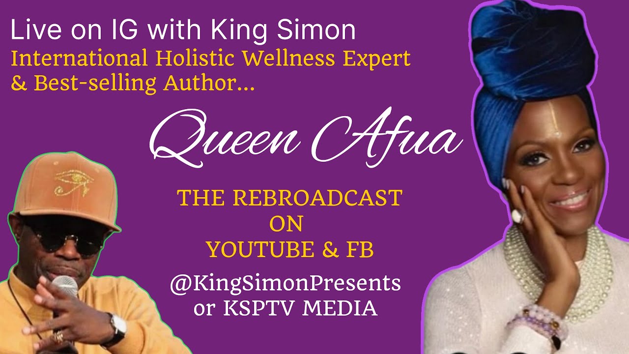 Queen Afua IG Interview REBROADCAST for YouTube & FB - YouTube