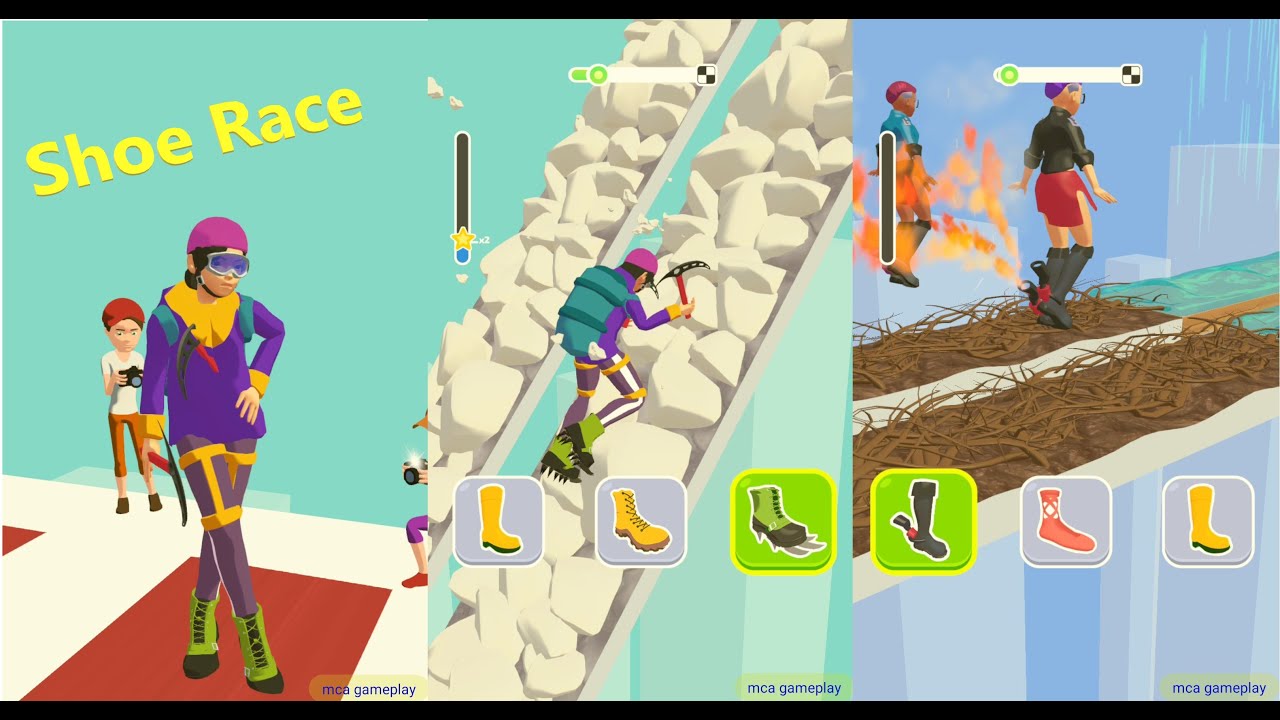 Shoe Race Gameplay Levels (Android, iOS) #4 - YouTube