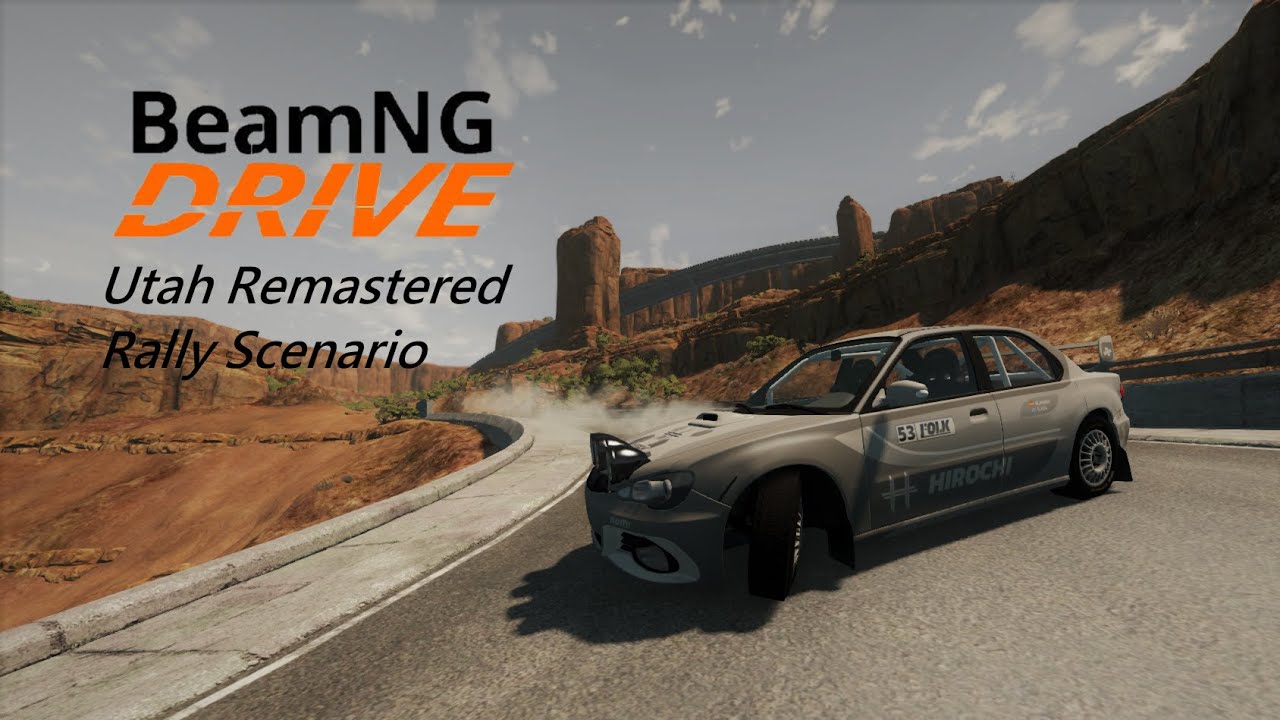 BeamNG.drive: Rally of Utah Remastered (Very Hard, 107 Checkpoints) 18: ...