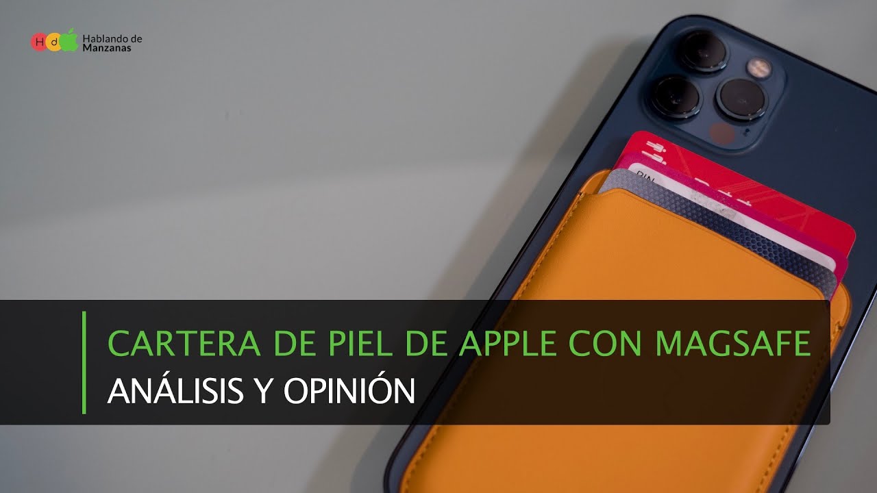 Cartera de piel de Apple con Magsafe para iPhone 2020 - YouTube