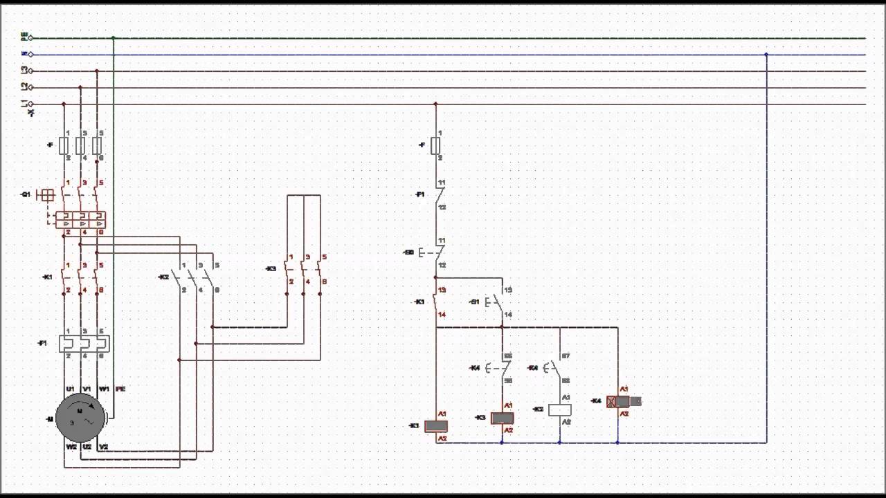 Partida Estrela Delta de Um Motor Trifásico CADSIMU - YouTube