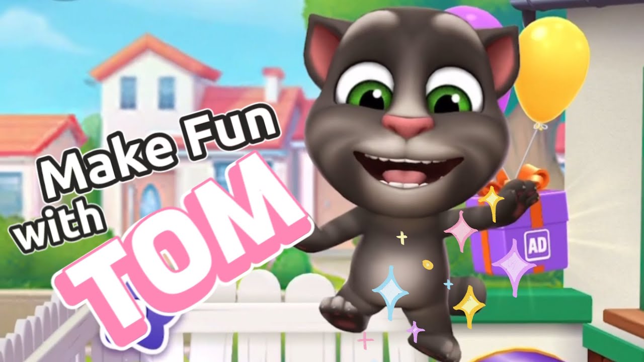 My Talking Tom 2 | Make Fun with TOM #1 | Bermain bersama TOM #1 | Cat ...