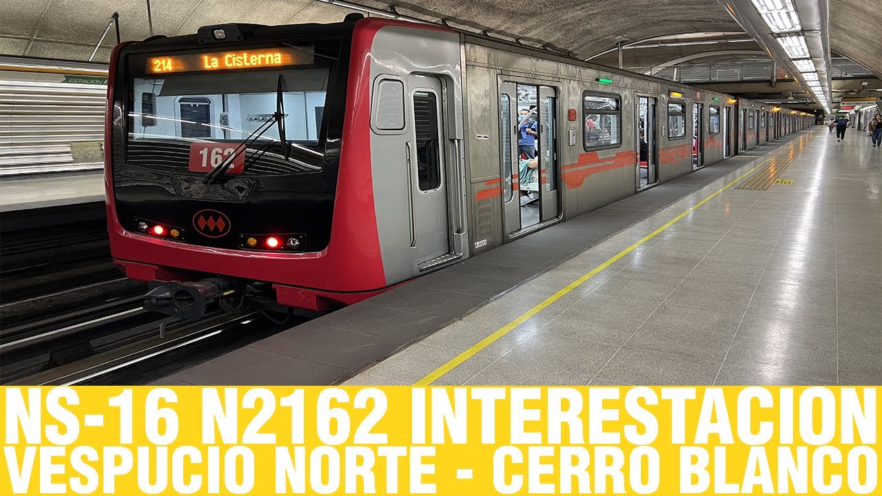 Metro De Santiago | NS-16 N2162 interestacion Vespucio Norte - Cerro ...