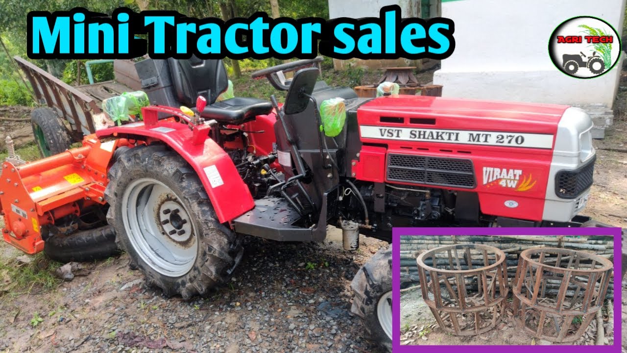 VST mini tractor+ rotavator sales | டிராக்டர் விற்பனை | Agri Tech Tamil ...
