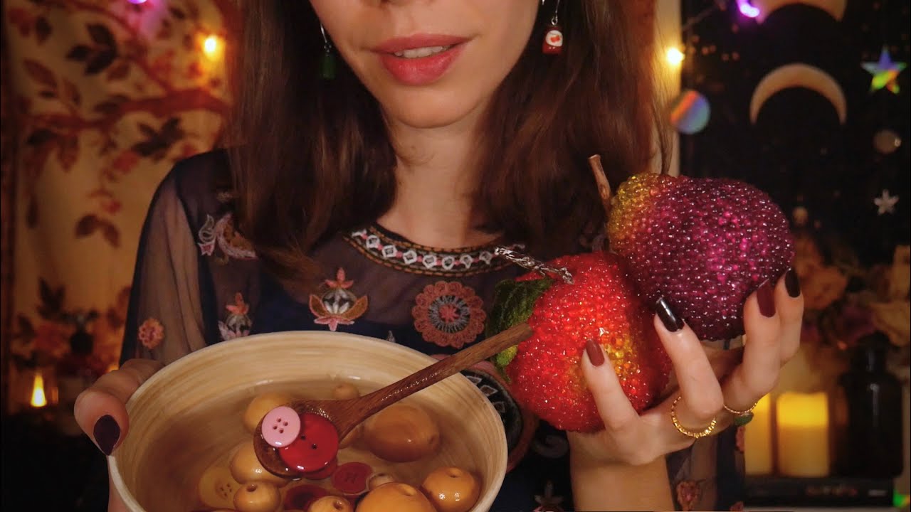 Soin ASMR 100% frissons 🌰 wood soup, mic scratching, tapping... - YouTube
