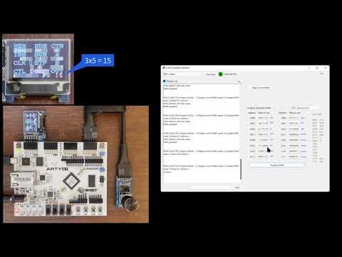 VHDL 8-bit CPU with updatable RAM - YouTube