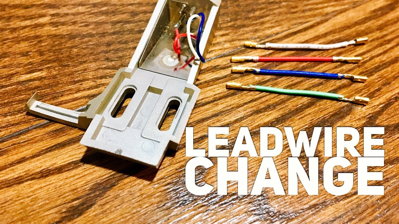 Replacing Headshell Leads (that are too big for the pins) - YouTube