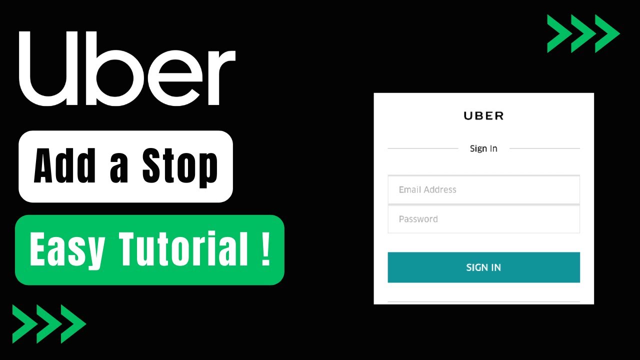 How to Add a Stop on Uber ! - YouTube