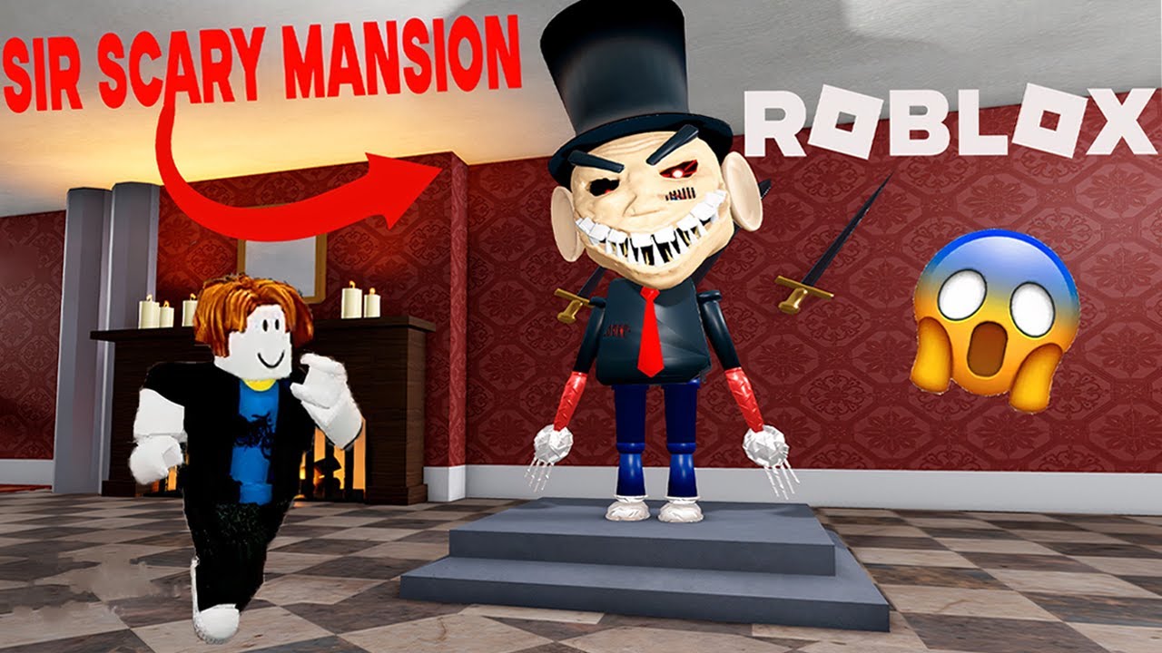 "Roblox Sir Scary Mansion Scary Obby Easy Gameplay" - YouTube