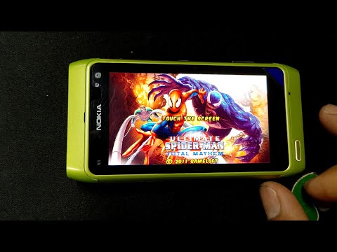 Nokia N8 Symbian Phone 10 years ago - How to install Game HD Spiderman