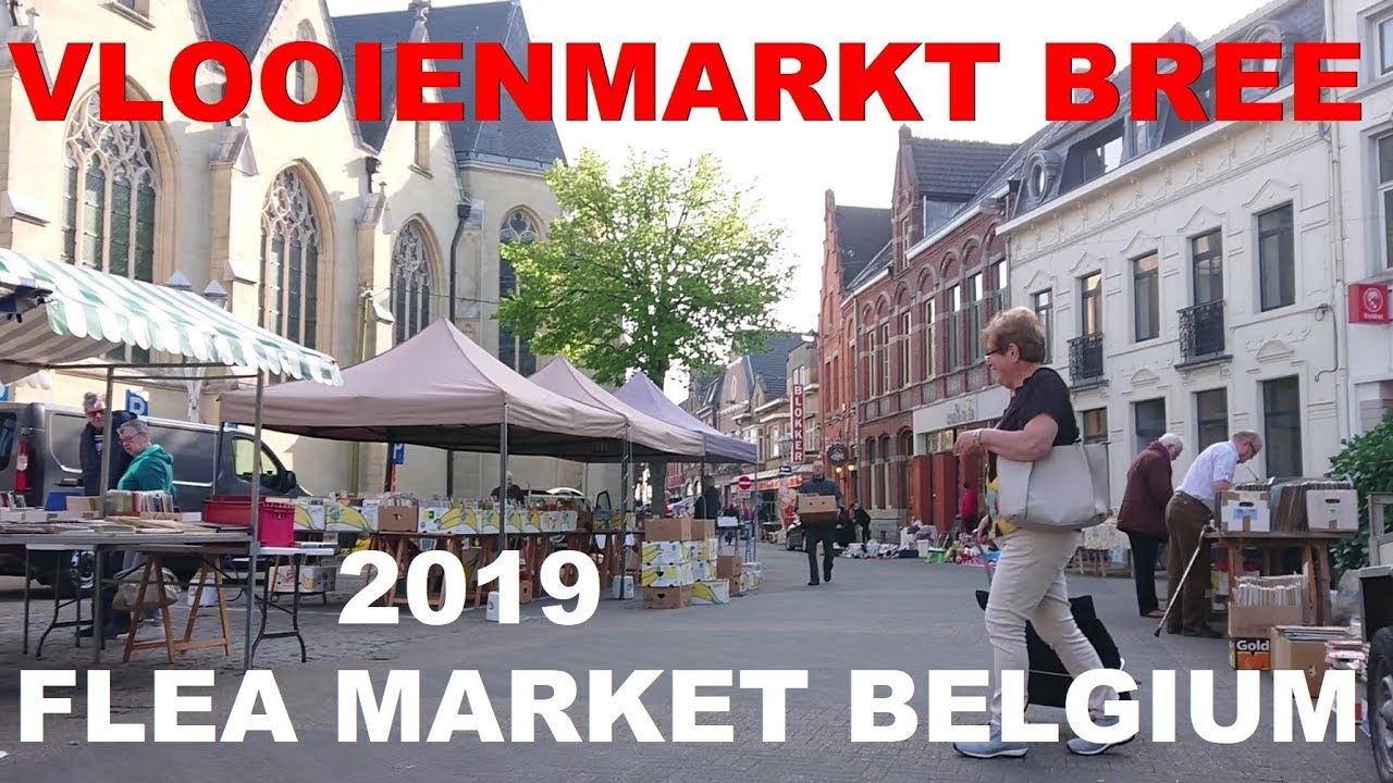 PAASMAANDAG VLOOIENMARKT BREE - FLEA MARKET BELGIUM Vlooien, Boeken ...