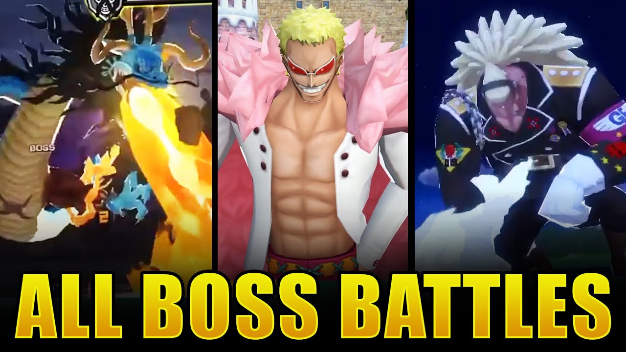 All Bosses/Boss Battles in One Piece Bounty Rush (OPBR) - YouTube