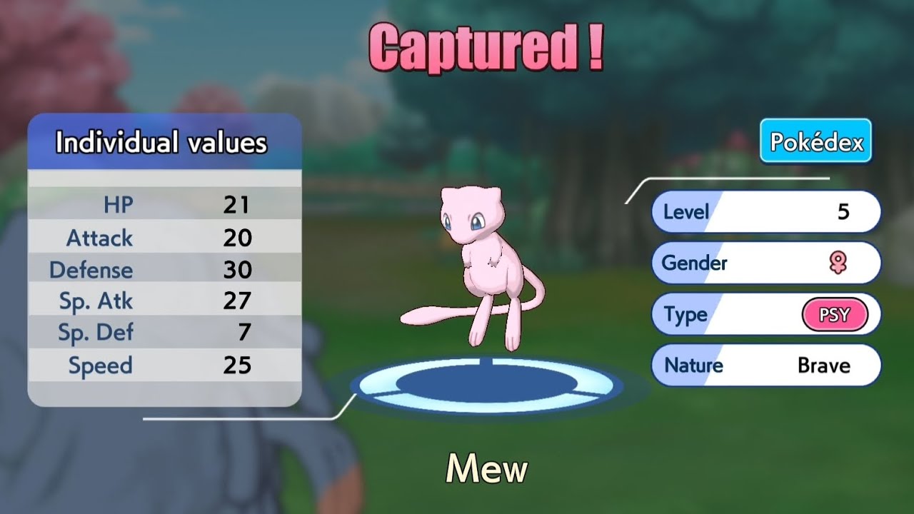 CAPTURED MEW IN POKEMON 3D - YouTube