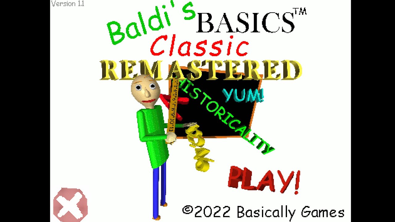 Baldi's basics remastered secret endings (part one) - YouTube
