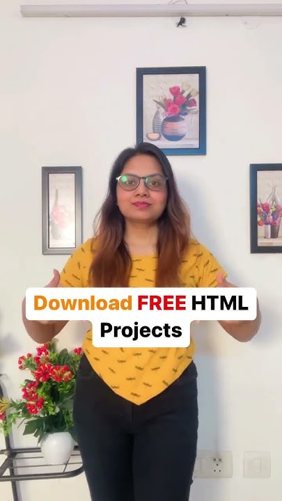 FREE HTML Projects 🔥 #shorts #html #htmlcss #developer - YouTube