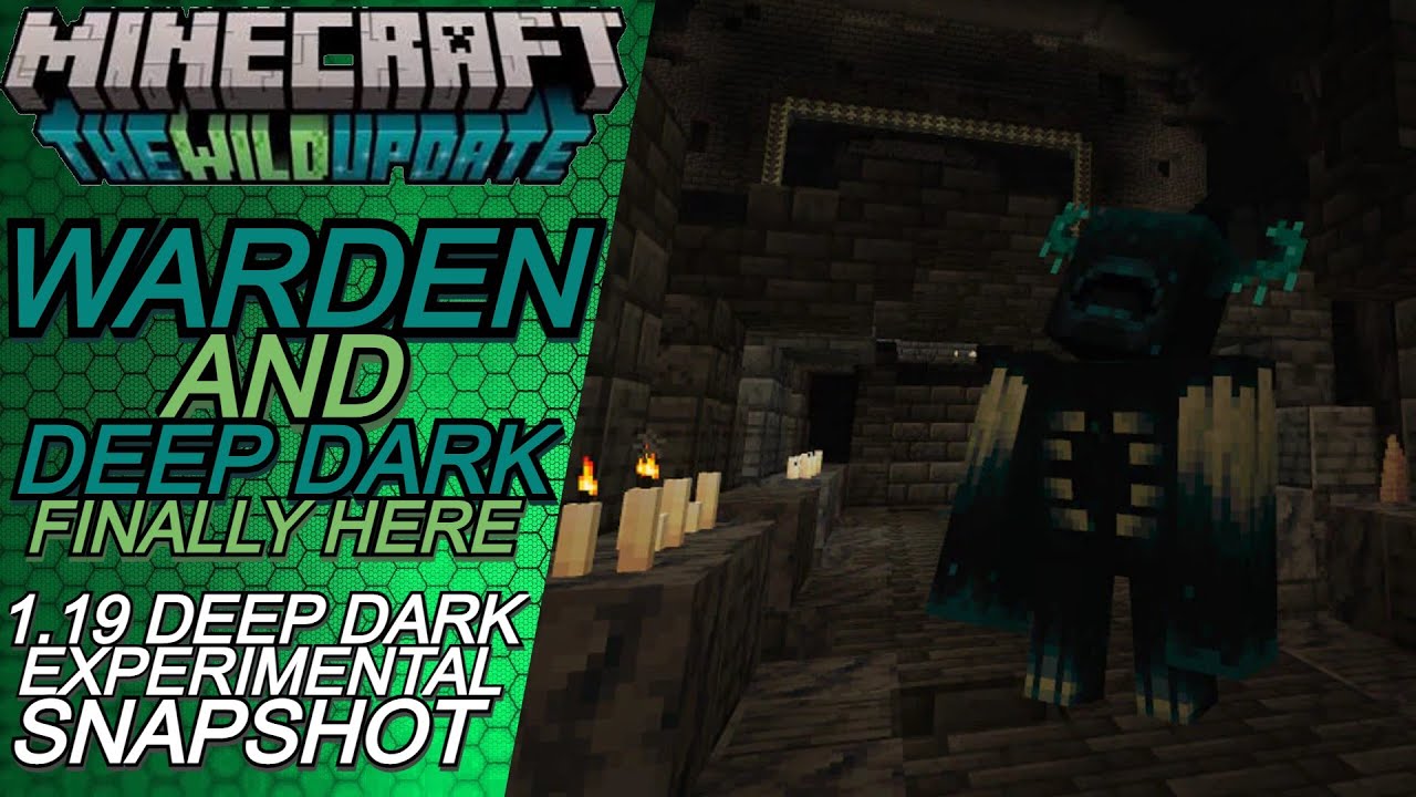 The Warden & Deep Dark are Finally Here - 1.19 Deep Dark Experimental ...