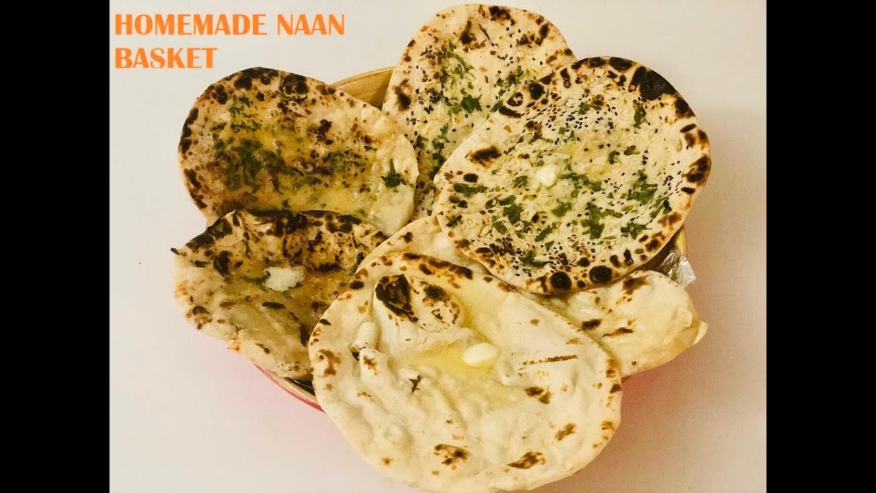 Tawa Naan Recipe | 3 Ways - Butter Naan, Garlic Naan, Chilli Cheese ...