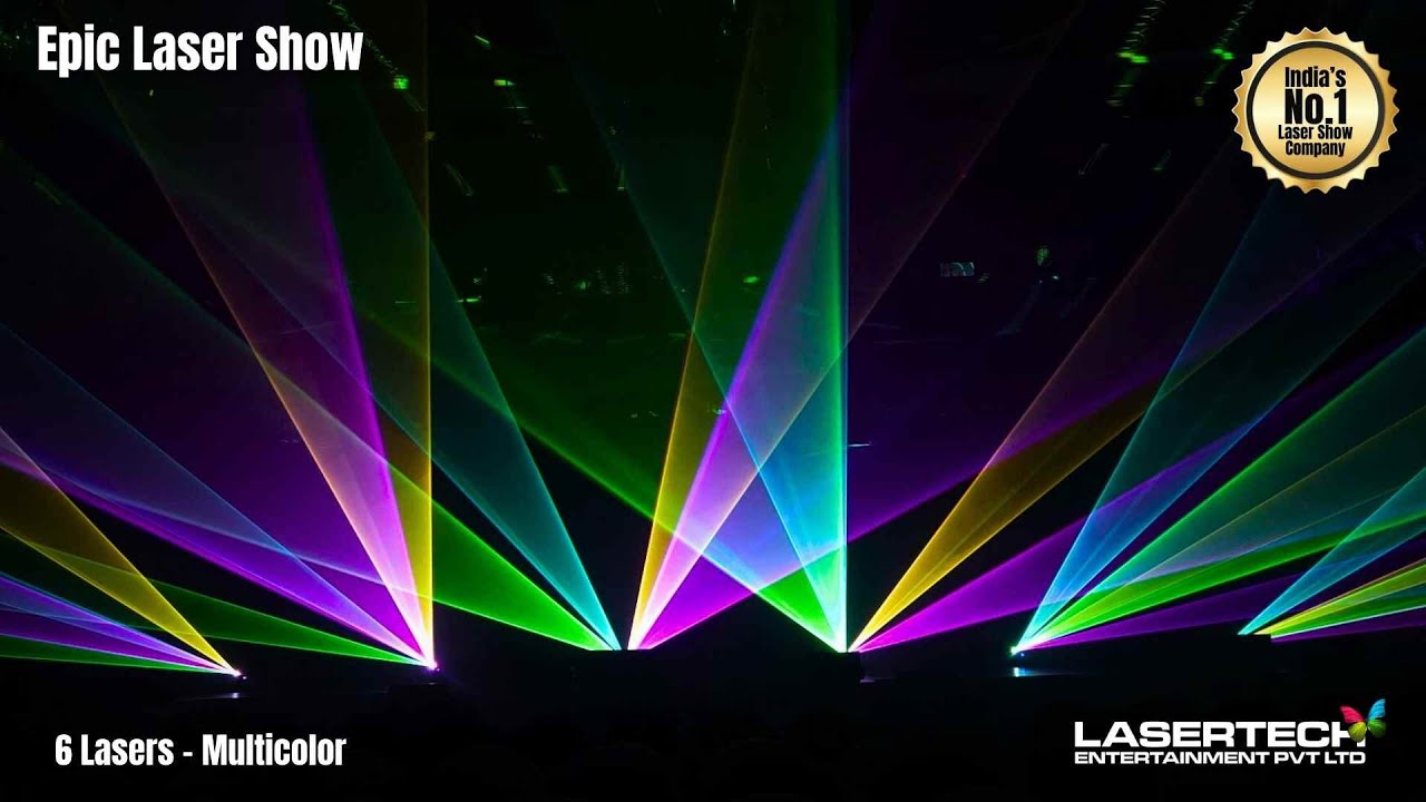 Epic Laser Show | Thematic Laser shows (6 lasers) | Goa - YouTube