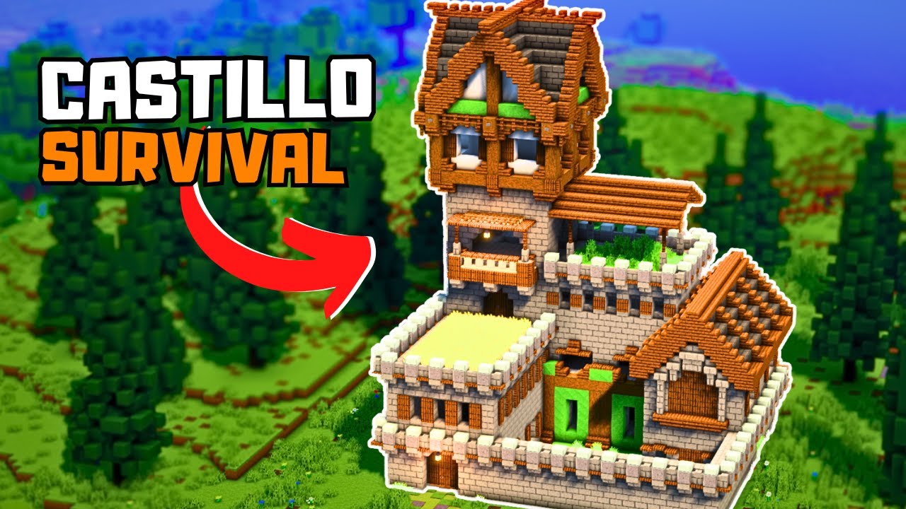 Minecraft: Como HACER un Castillo Medieval / Tutorial - YouTube