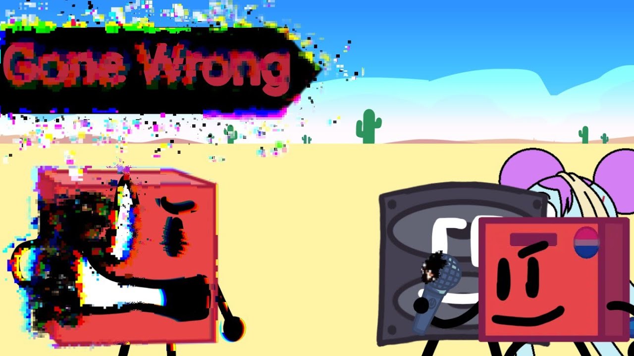 Bfdi x Fnf x Pibby | Vs. Blocky | Gone wrong | Reanimated | Credit to ...