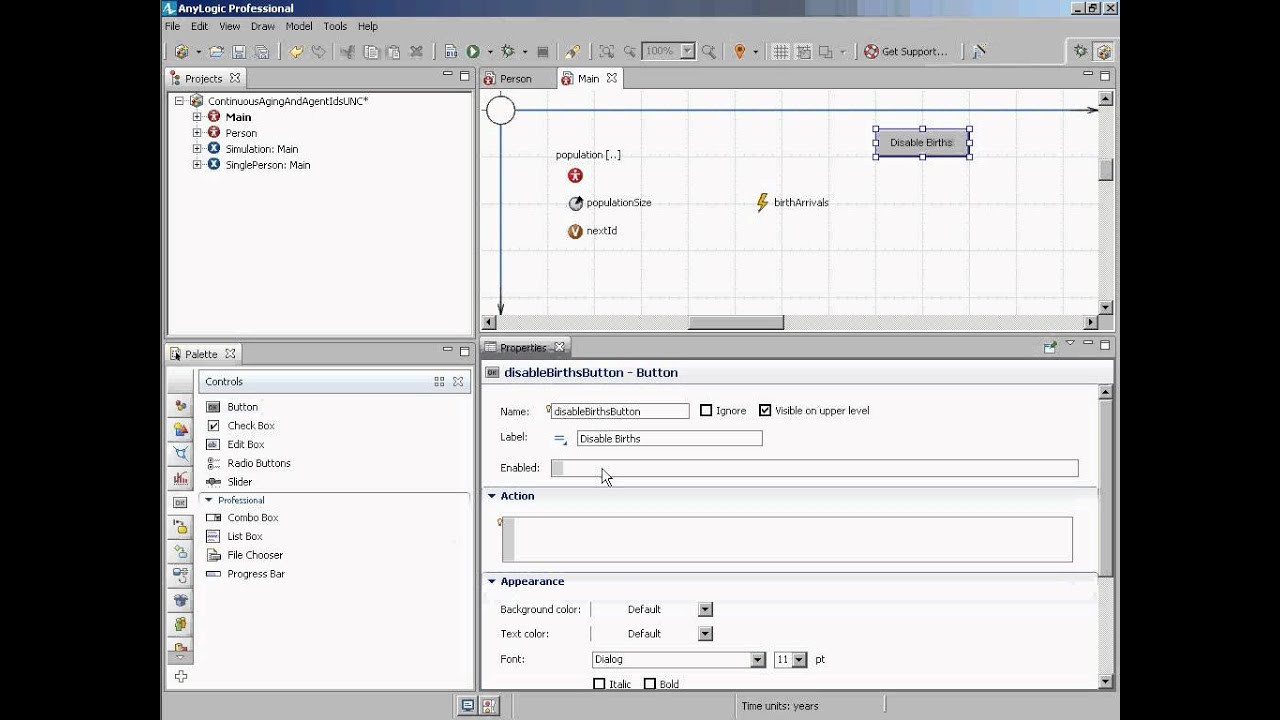 Anylogic Dynamic Events Agent Based Modeling For Health Policy With Anylogic Youtube 9282