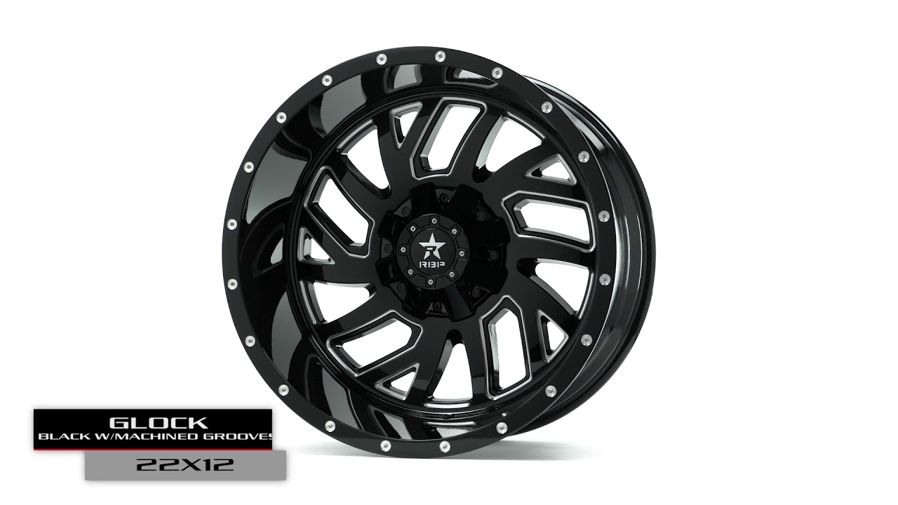 RBP 65R Glock 22x12 Black w/Machined Grooves - YouTube