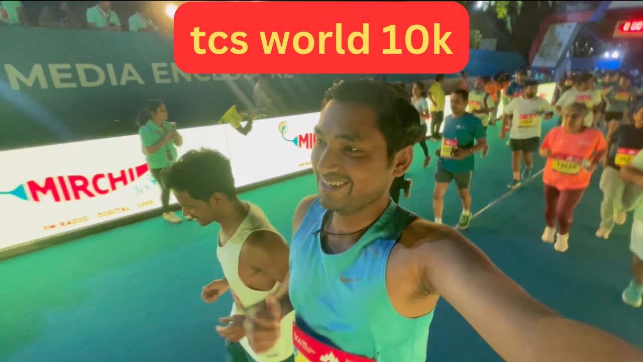 Running vlog, tcs world 10k, Bengaluru | timing : 53 min | Amazing run ...