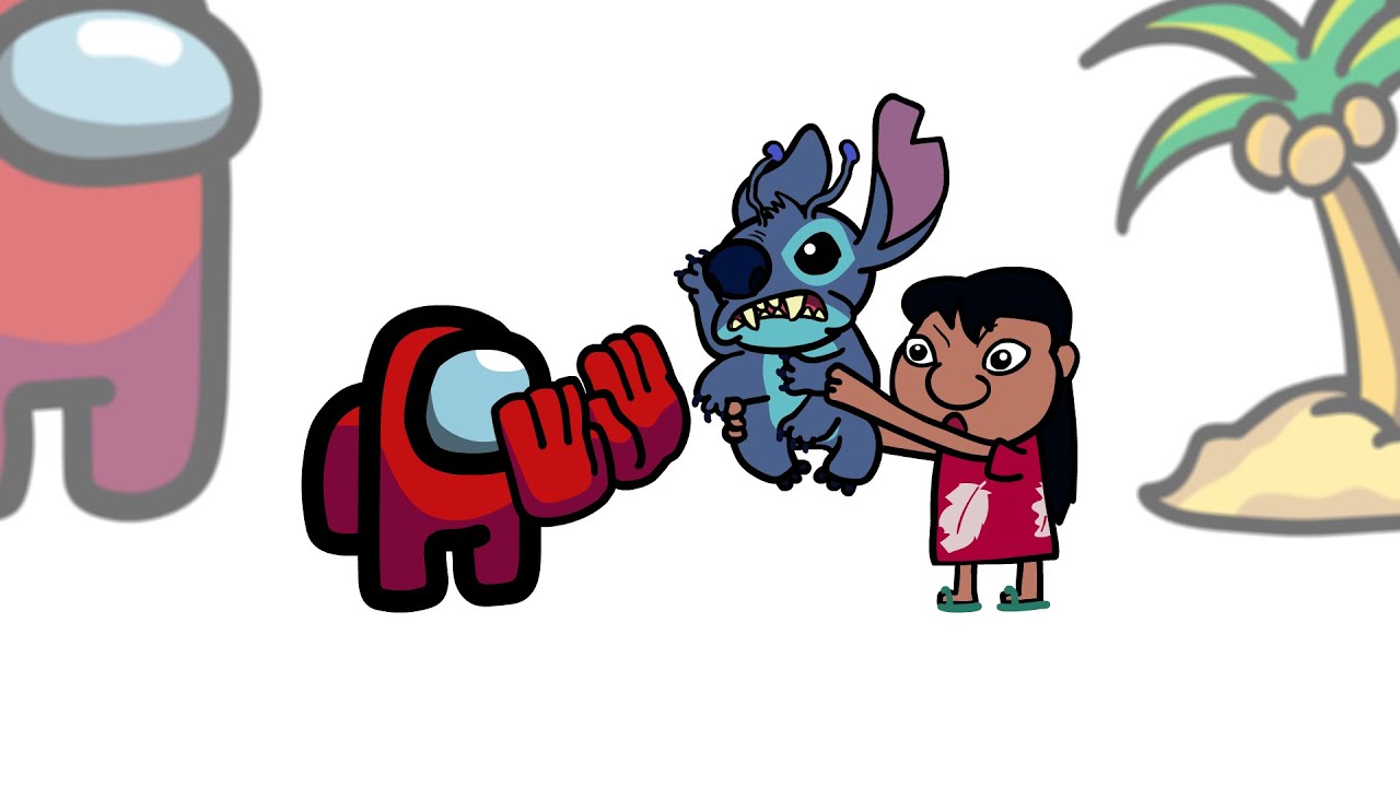 Mini Crewmate Kills Lilo & Stitch Characters | Among Us - YouTube