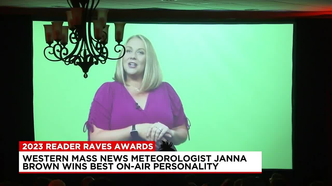 Meteorologist Janna Brown award as Best On-Air Personality at Reader ...