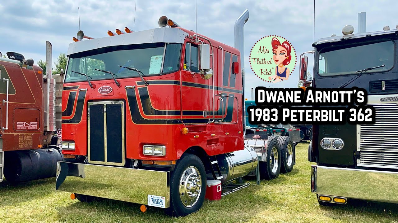 Dwane Arnott’s 1983 Peterbilt 362 Cabover Truck Tour - YouTube
