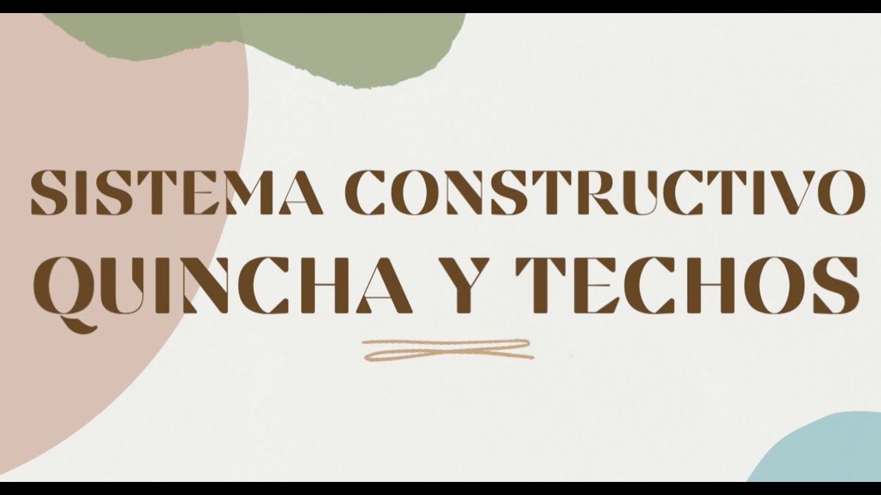 Sistema constructivo de Quincha y construcción de techos - YouTube