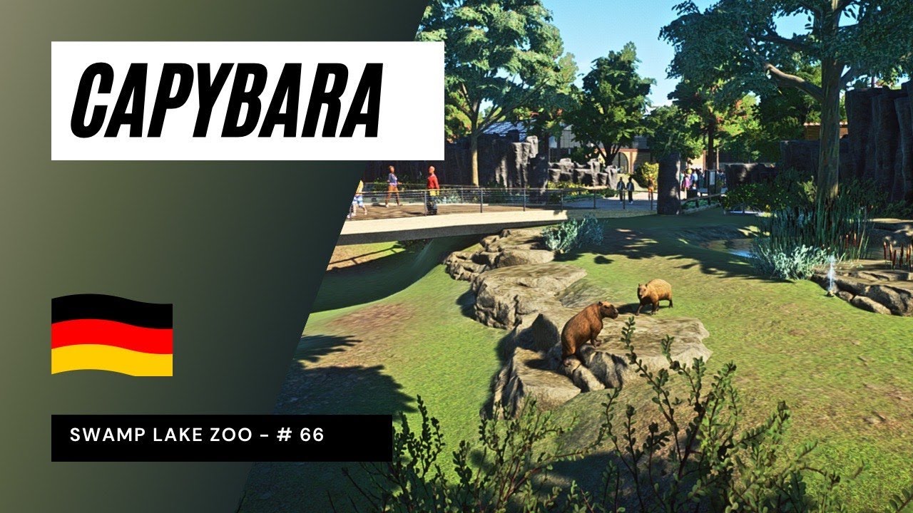 Swamp Lake Zoo Ep. 66 | Capybara | Speed Build | Planet Zoo - YouTube