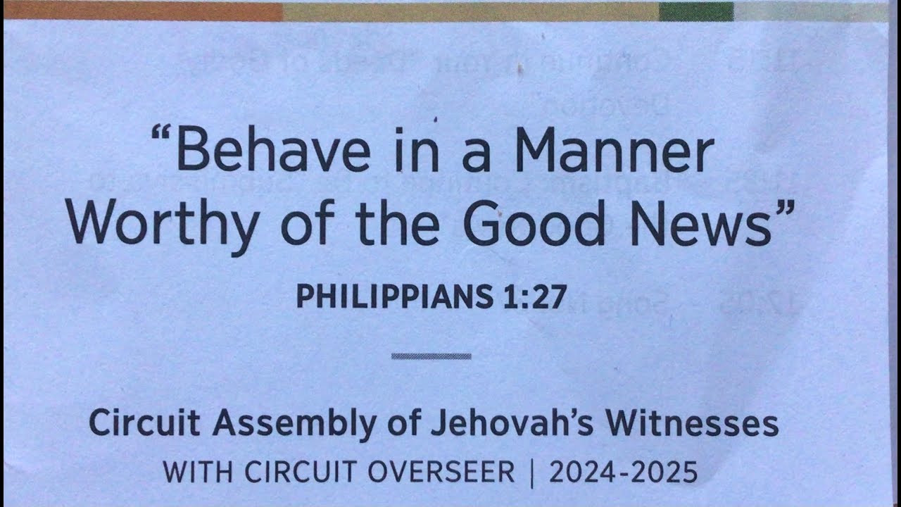 Circuit Assembly of Jehovah’s Witnesses #mar2025 - YouTube