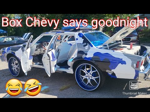 Clean Box Chevy at the car show says Goodnight 😂🤣 - YouTube
