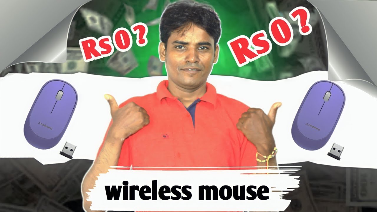 Ambrane Wireless Mouse Unboxing | Best Wireless Mouse Under 299 In 2023 | Technical mohan lal ji ...