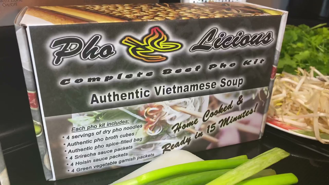 PhoLicious Complete Beef Pho Kit! Ready in 15 Minutes! - YouTube