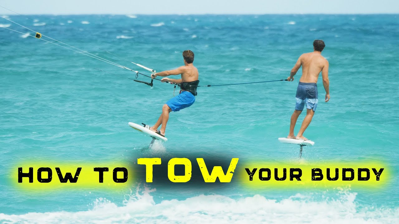 How to tow your friend with a kite | KITEBOARDING - YouTube