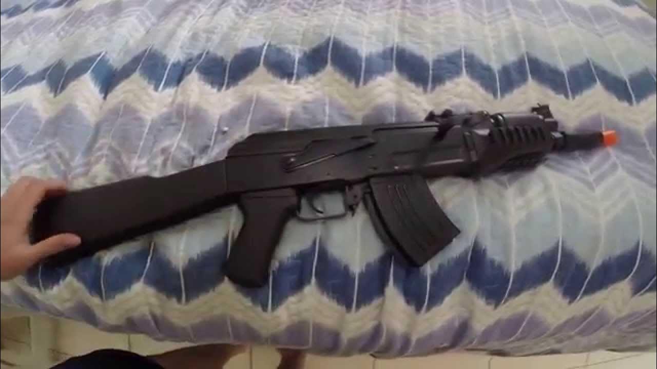 Rifle Airsoft AK47U Spetsnaz 6,0mm - Red Jacket - Umarex - YouTube