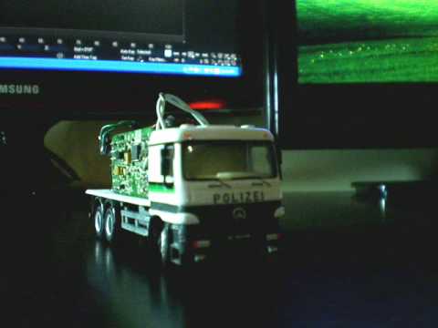 Desktop RC Truck 1/87 scale made from scratch - YouTube