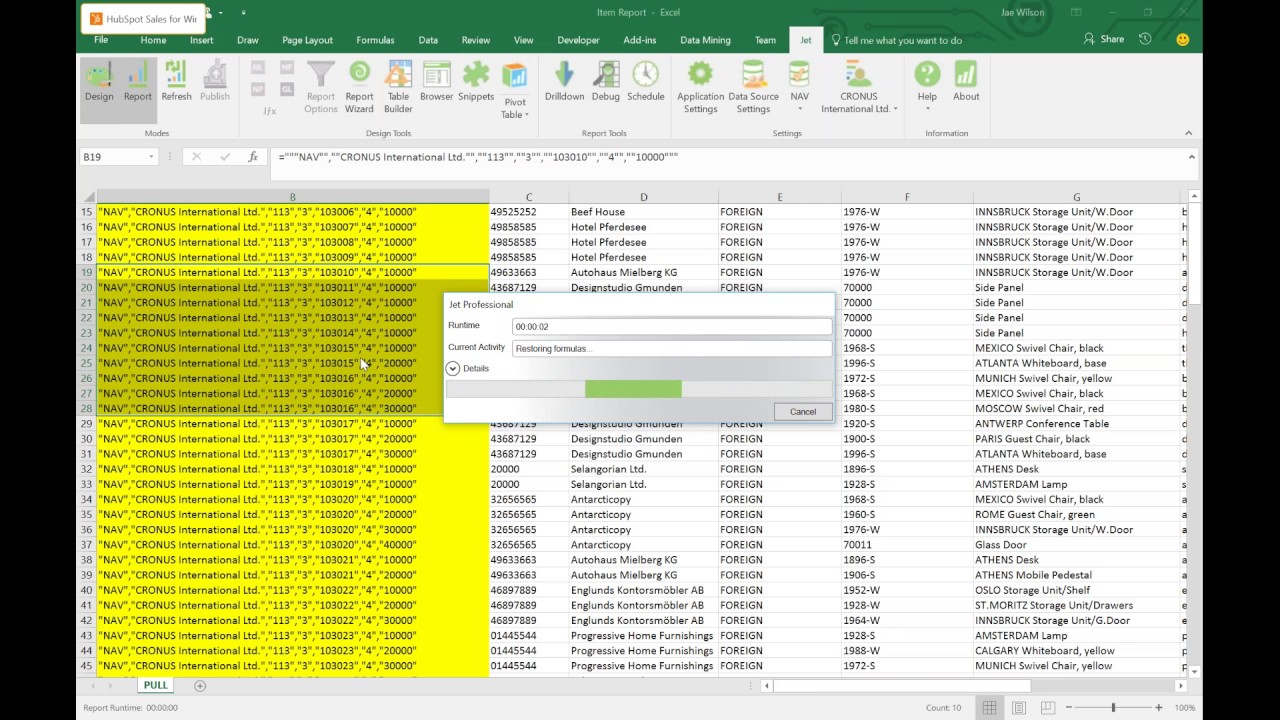 Jet Reports Coaching - the perfect Data Dump - YouTube
