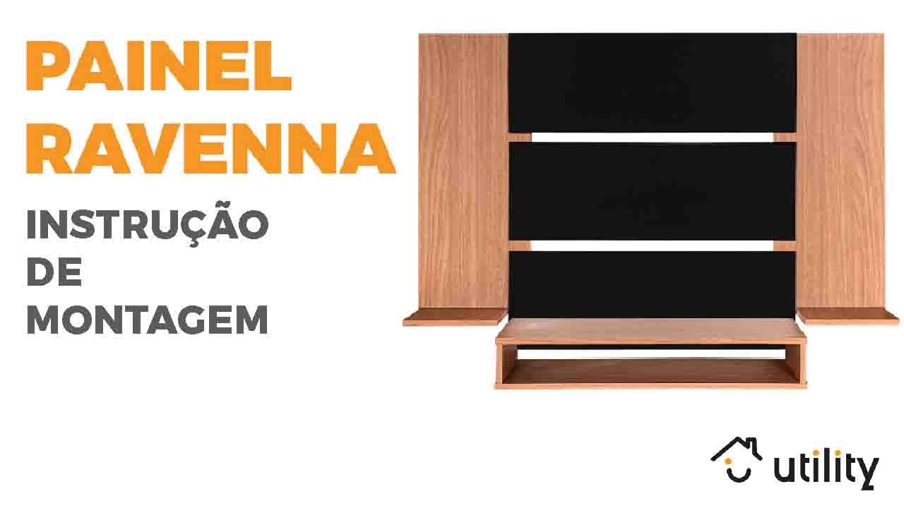 Instrução de Montagem Painel Ravenna para TV Utility - YouTube