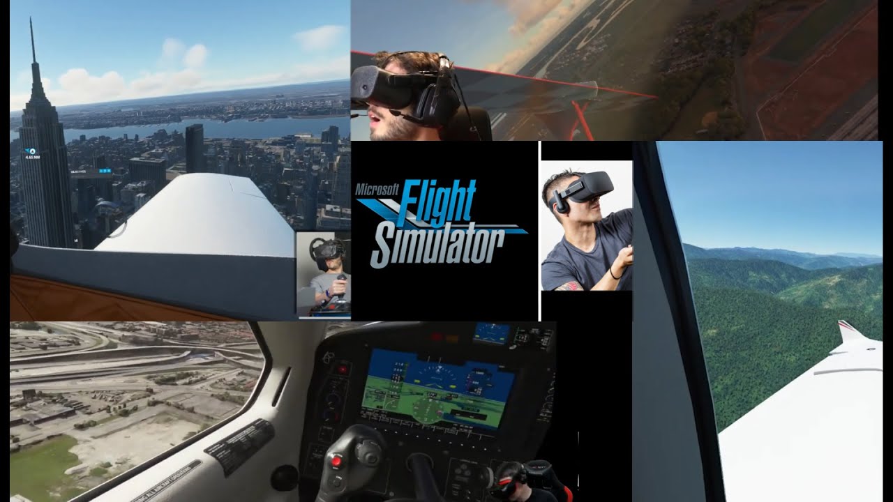 Gameplay Reaction Microsoft VR Flight Simulator | Gamers Gameplay and ...