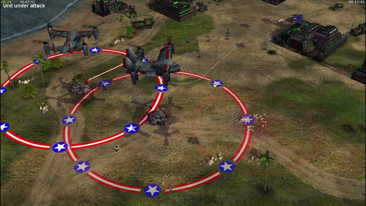 Airwolf Heavy Gunship | NEW PATCH RISE OF THE REDS | Command and ...