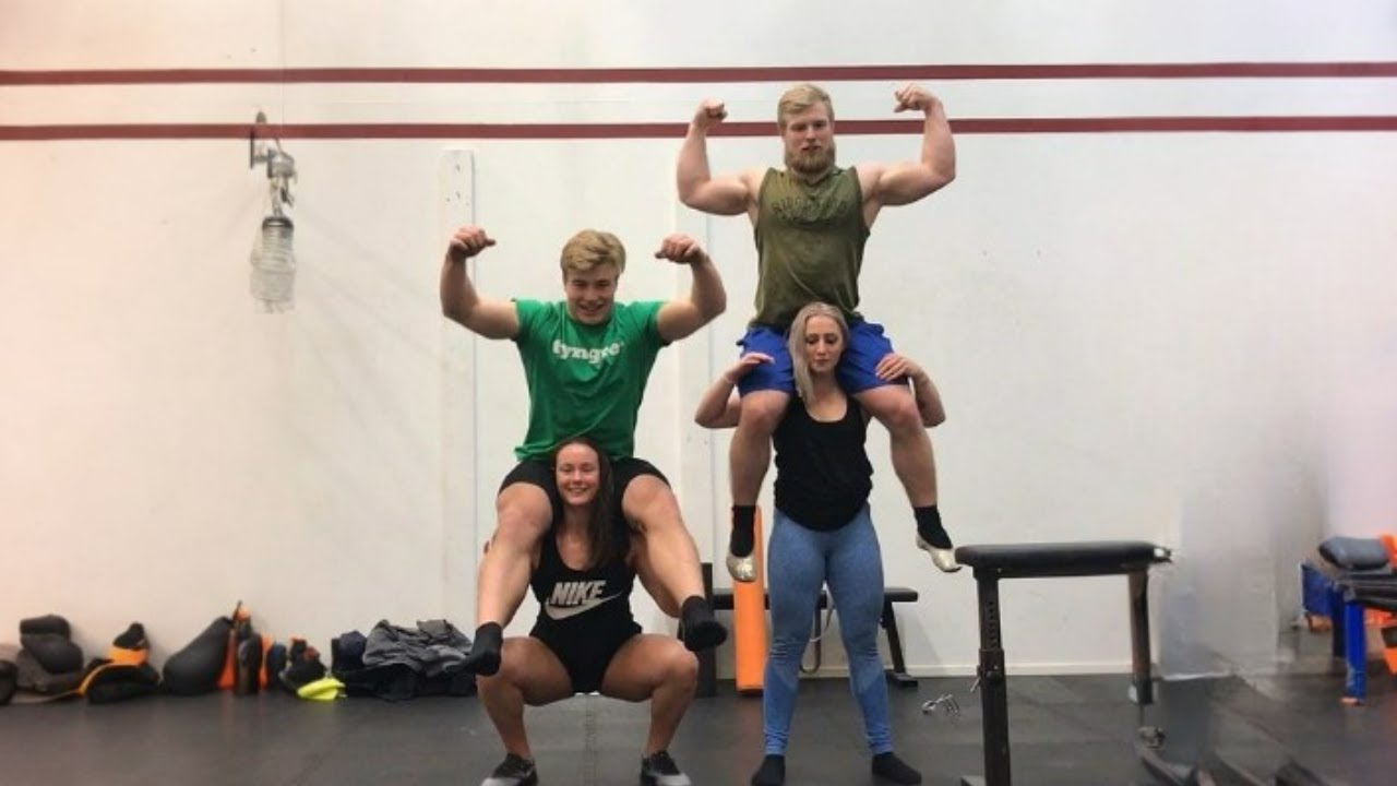 LIFT AND CARRY | TWO WOMAN LIFT CARRY MAN | LIFT AND CARRY - YouTube