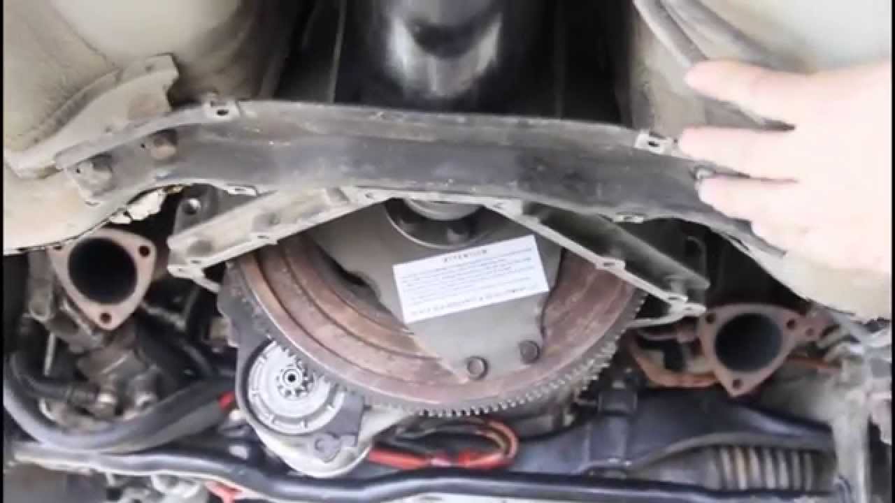 Porsche 928 torque tube and transmission install. - YouTube